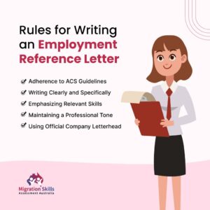 How to prepare an Employment Reference Letter for the ACS RPL Report?